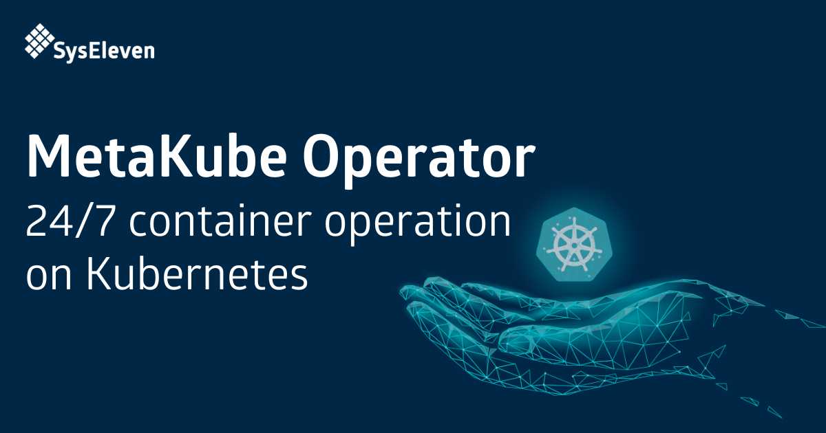 MetaKube Operator | Full Managed Kubernetes by SysEleven